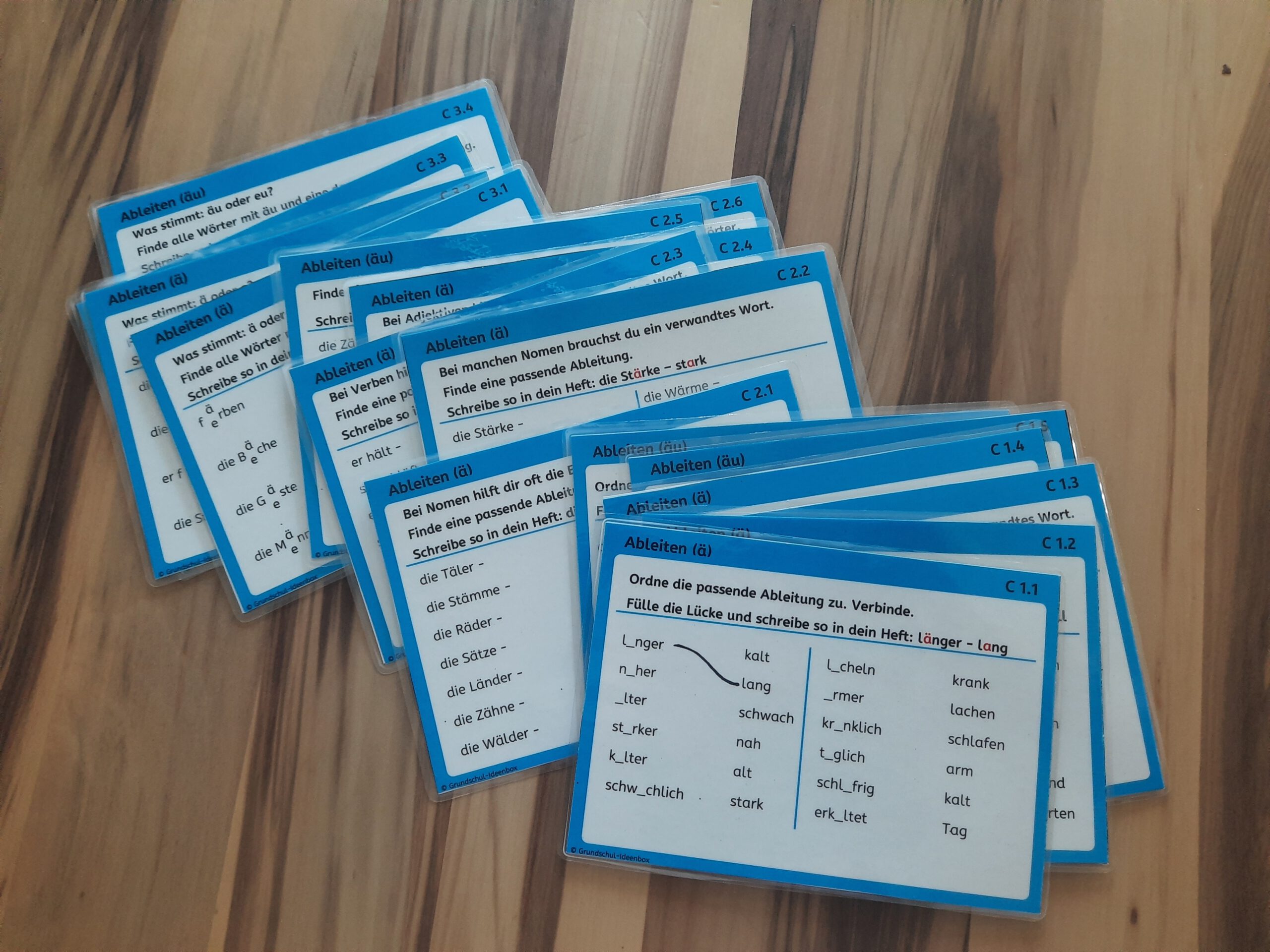 Rechtschreib-Übungskartei - Grundschul-Ideenbox